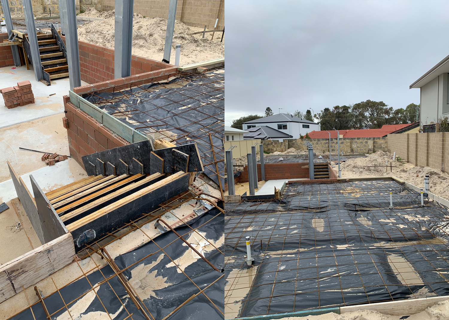 All set and ready to go at our Mullaloo project with ground floor slab ...